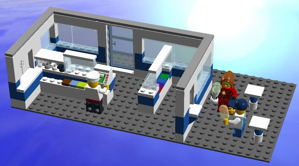 LEGO IDEAS - Freezy Dean's Shake Shack