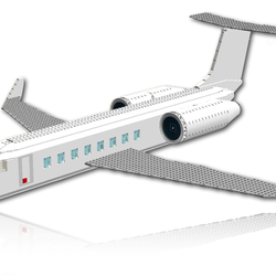 LEGO IDEAS - Lego Gulfstream G650 - Private Jet