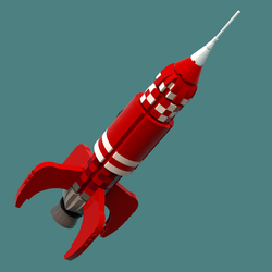 LEGO IDEAS - Red Retro Rocket