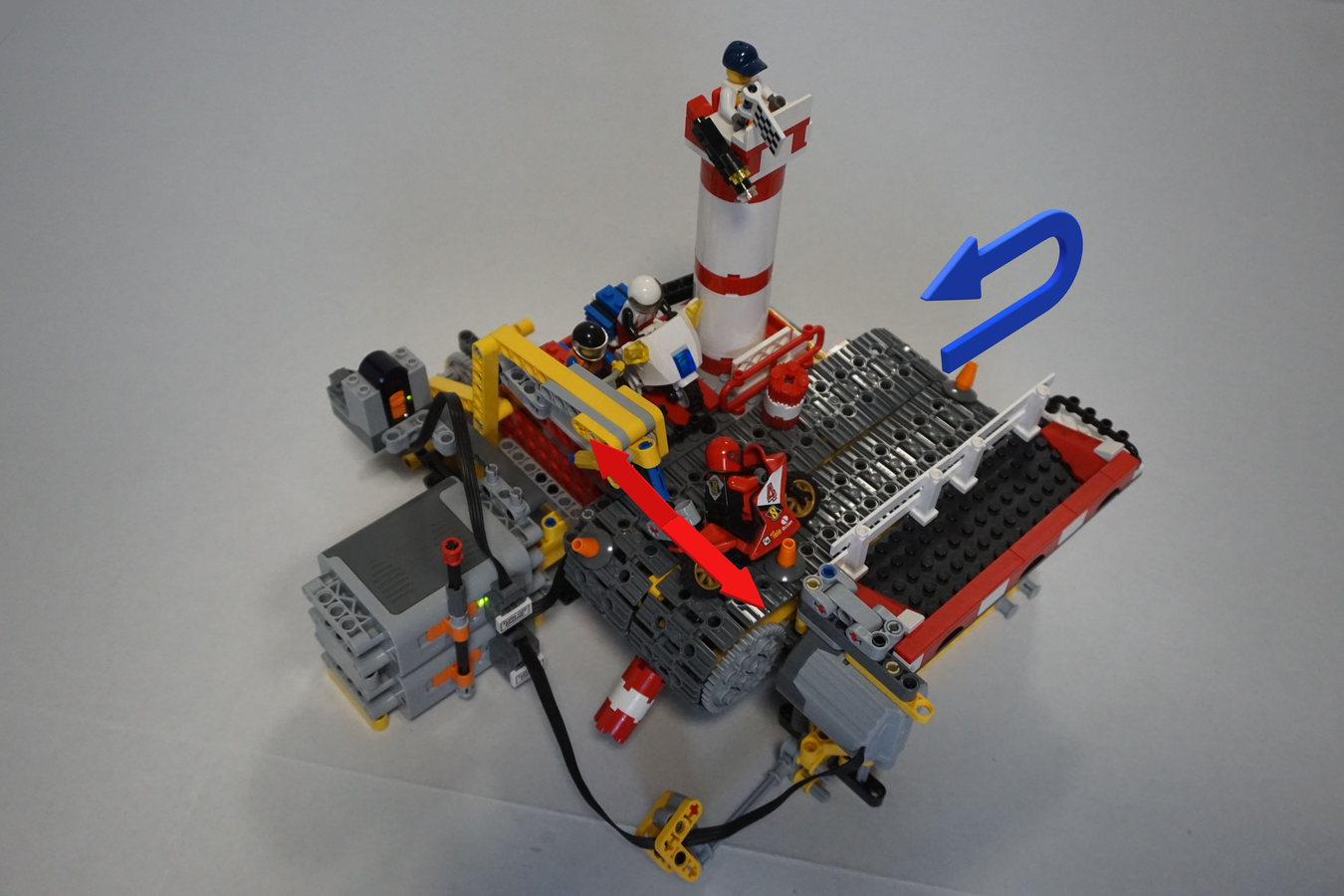 LEGO IDEAS - Playable Motorcycle Race Simulator
