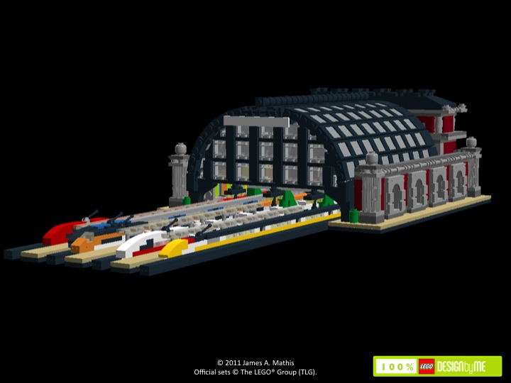 LEGO IDEAS - more microTRAIN station