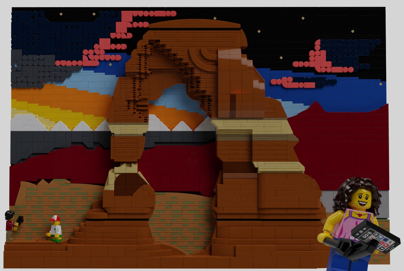 LEGO IDEAS - Sunrise at Delicate Arch