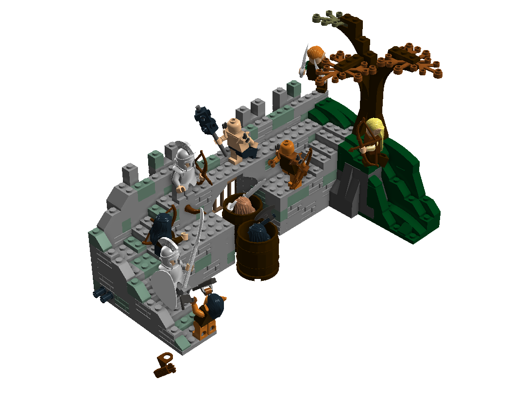 Lego Bolg LEGO® THE HOBBIT™ BOLG / PALE ORC Custom Minifigure