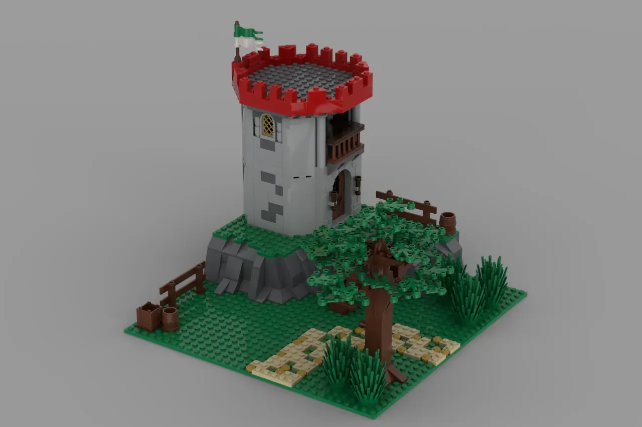 LEGO IDEAS - Medieval Tower Near The Wood