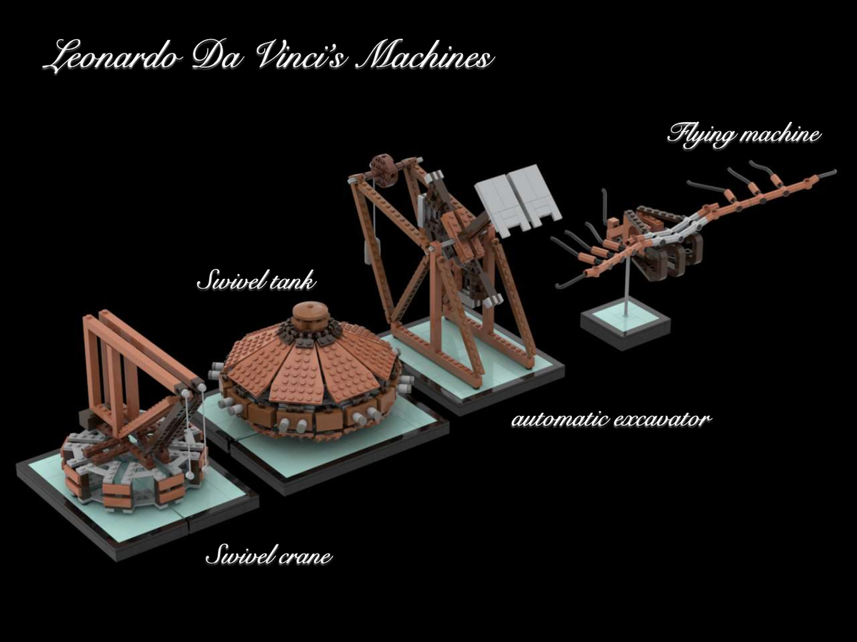 LEGO IDEAS - Leonardo Da Vinci's Machines