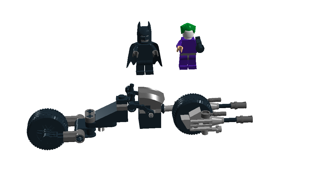 LEGO IDEAS - The Bat Pod confrontation