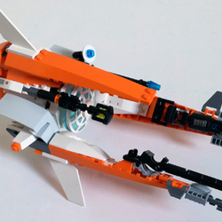 LEGO IDEAS - Veloce Trident Hunter ship