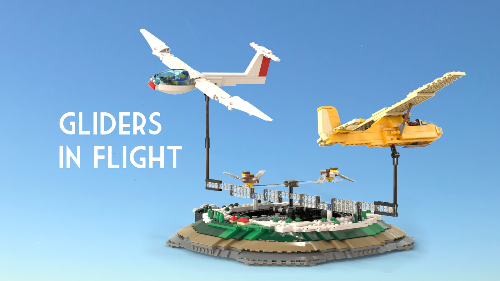 LEGO IDEAS - Gliders In Flight - Mechanical Model