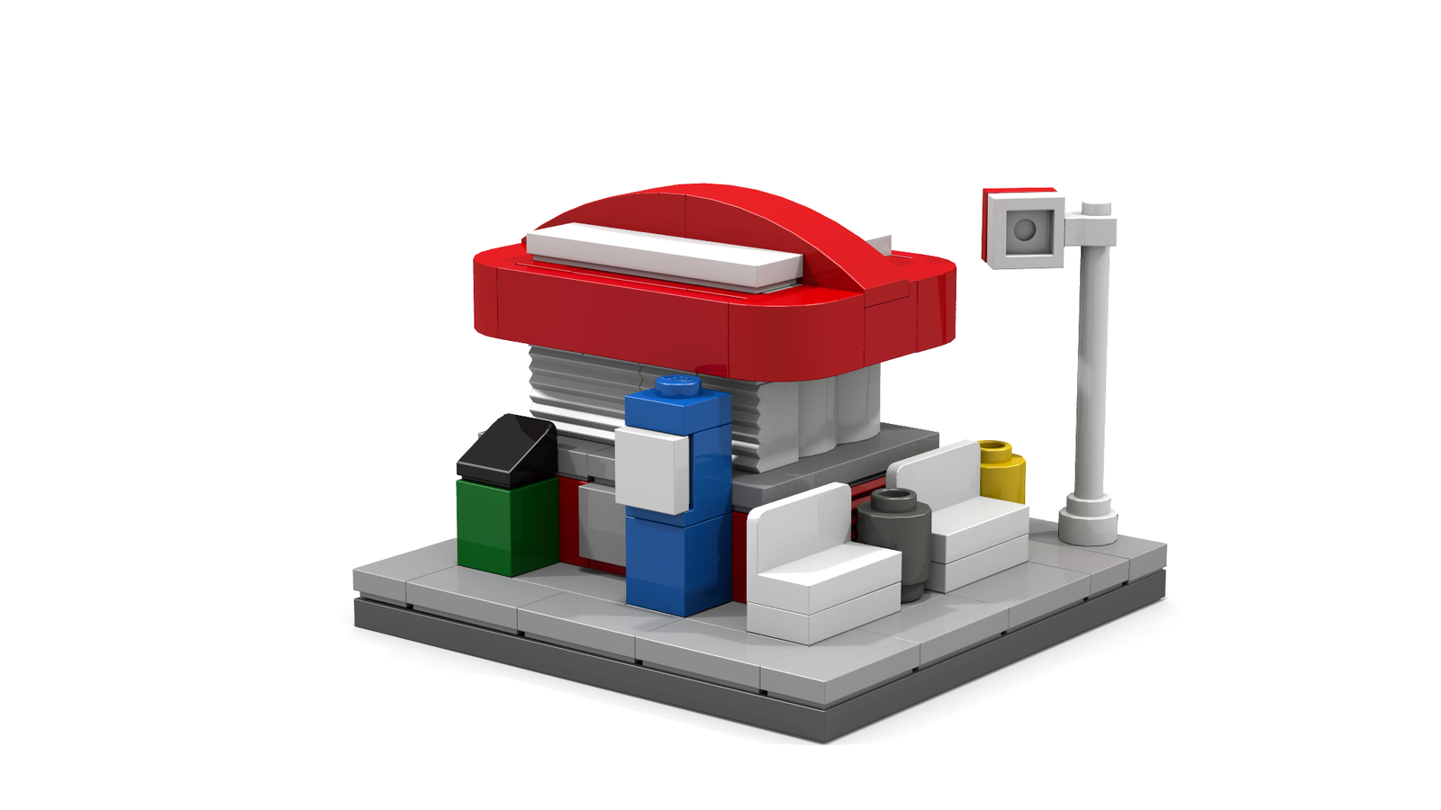 LEGO IDEAS - Microscale Snack Bar