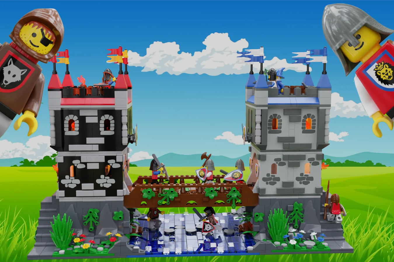 LEGO IDEAS - The Battle Of The Two Towers