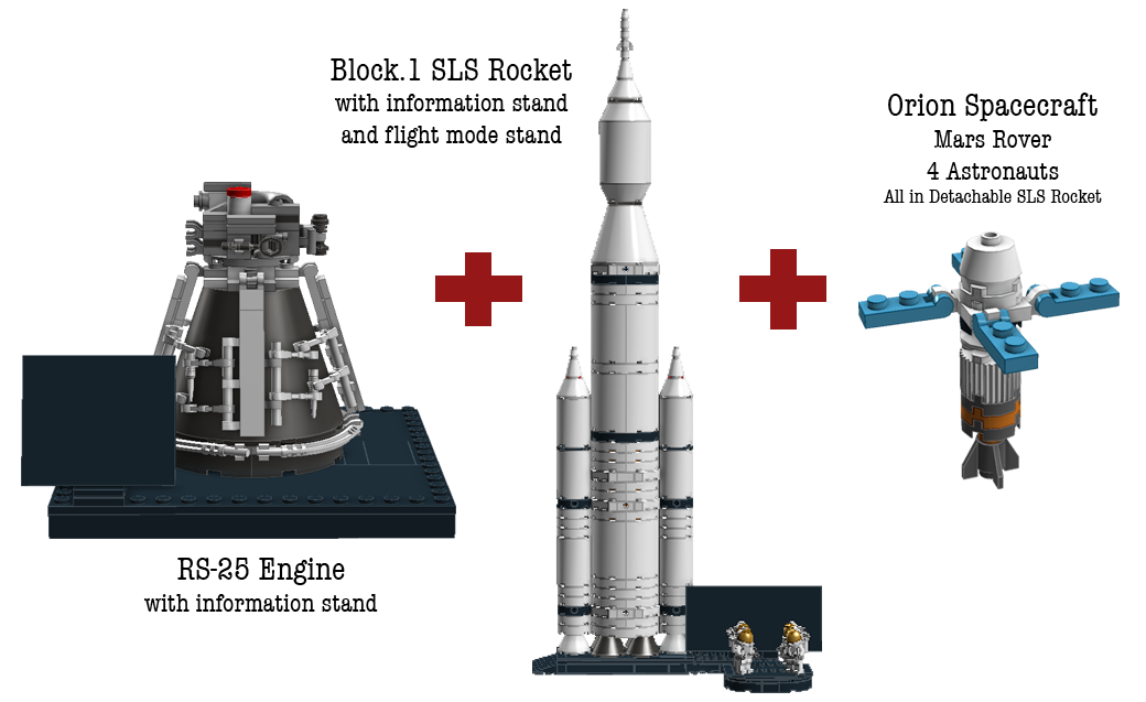 LEGO IDEAS - Block.1 SLS Rocket