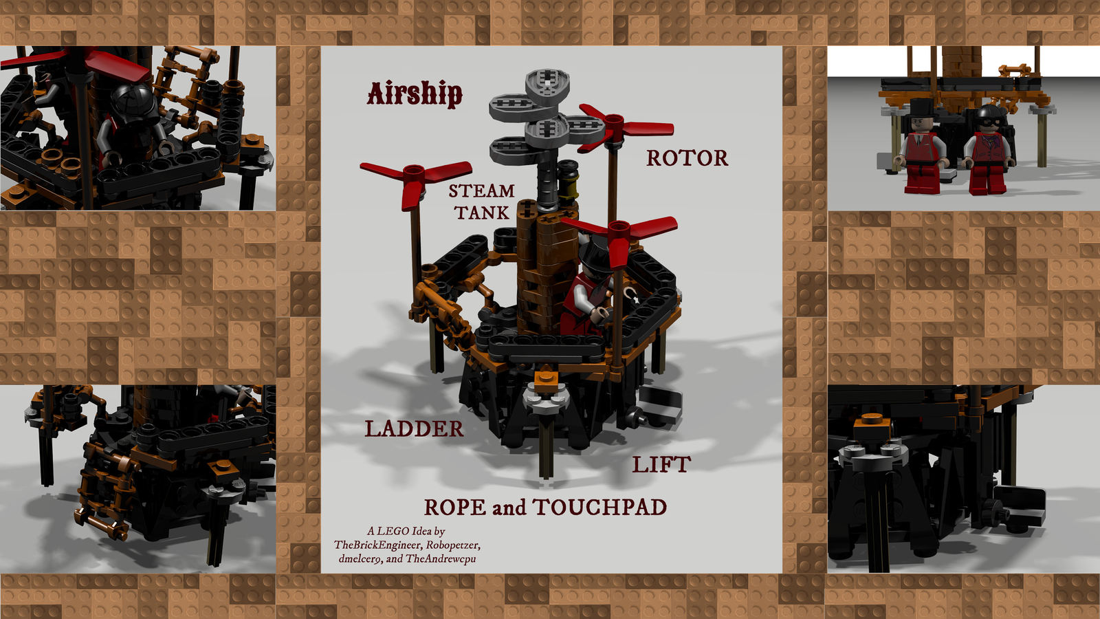 LEGO IDEAS - FIRST STEAMWORKS: Half Field Model