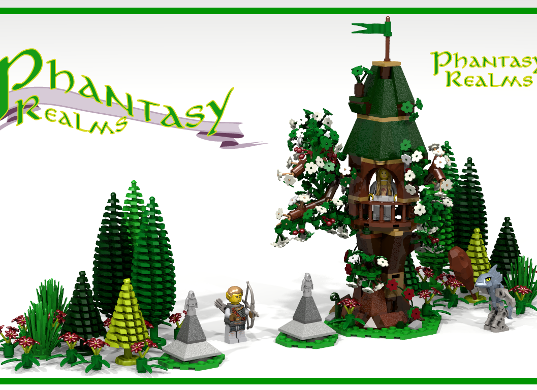 LEGO IDEAS - Elven Sentinels - Border of the Elven Kingdom