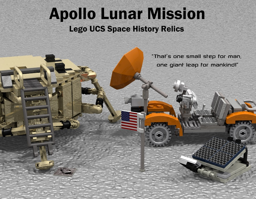 LEGO IDEAS - Apollo Lunar Mission - UCS Space History Relics
