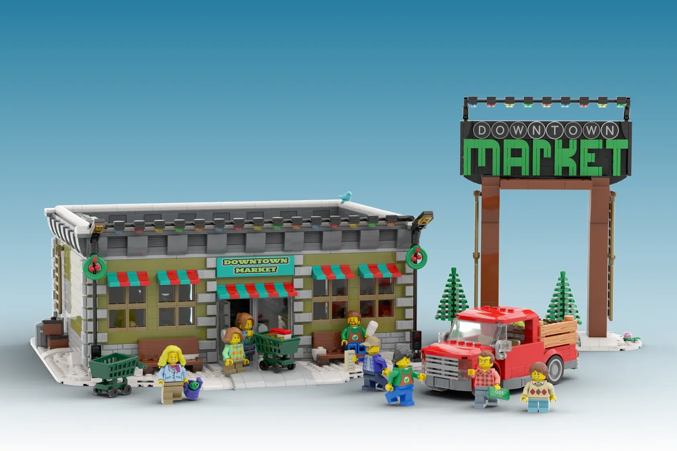 LEGO IDEAS - Holiday Downtown Market