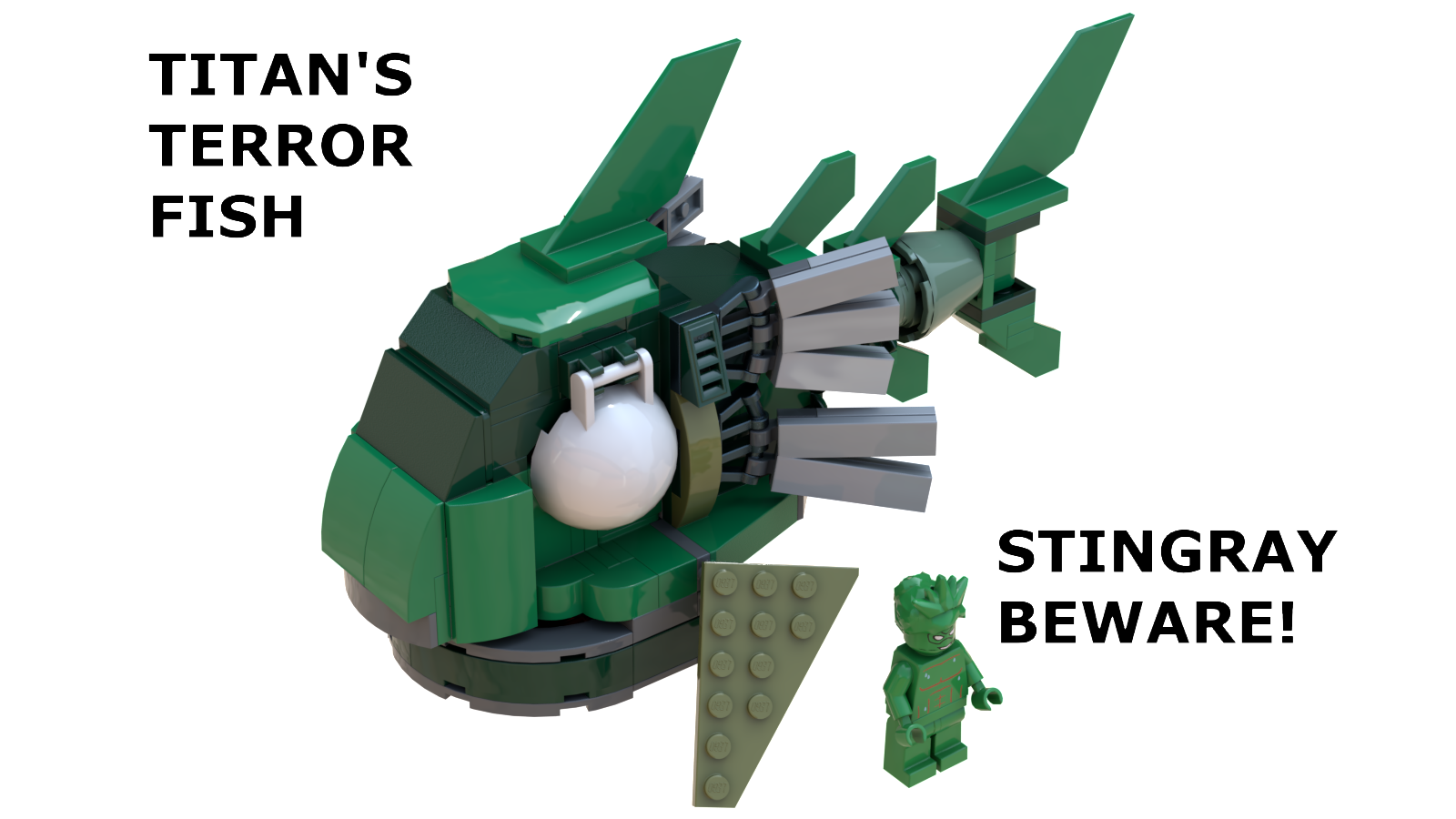 LEGO IDEAS - Titan's Terror Fish From Gerry Anderson's Stingray