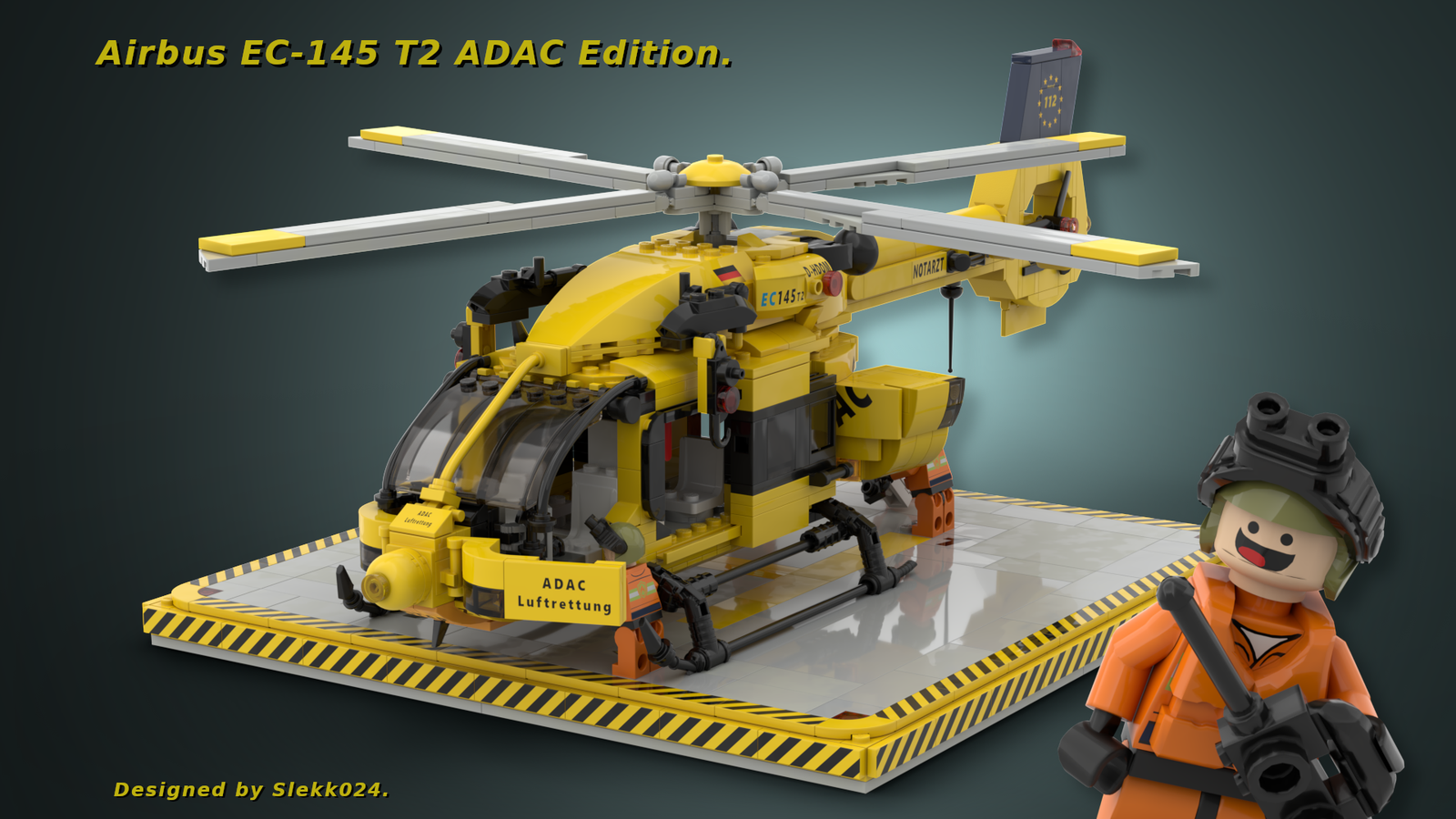 LEGO IDEAS - Airbus EC-145 T2 ADAC Edition.