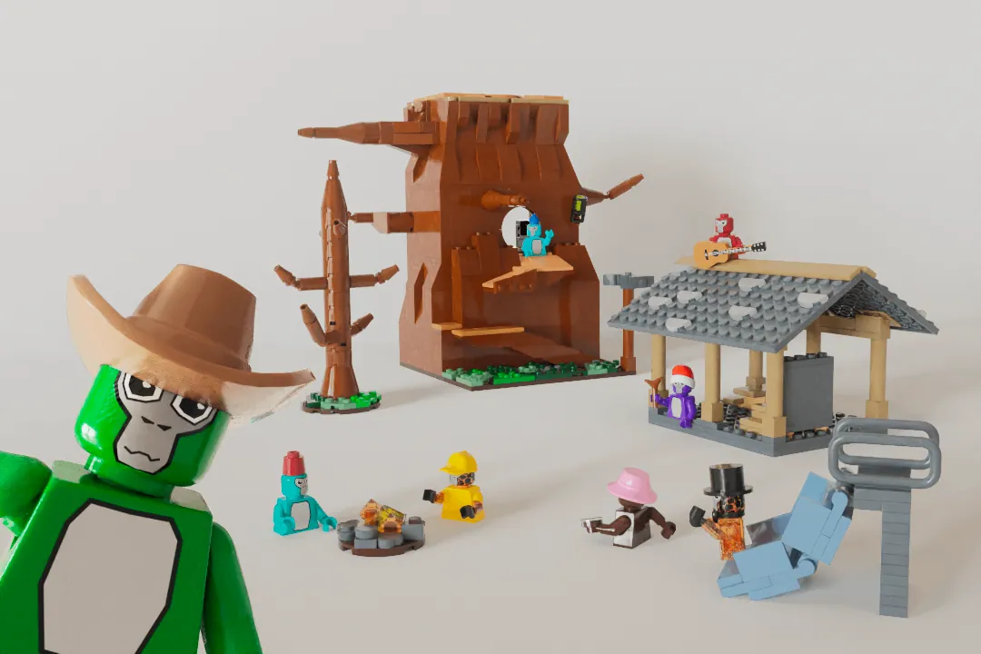 LEGO IDEAS - Gorilla Tag Forest!