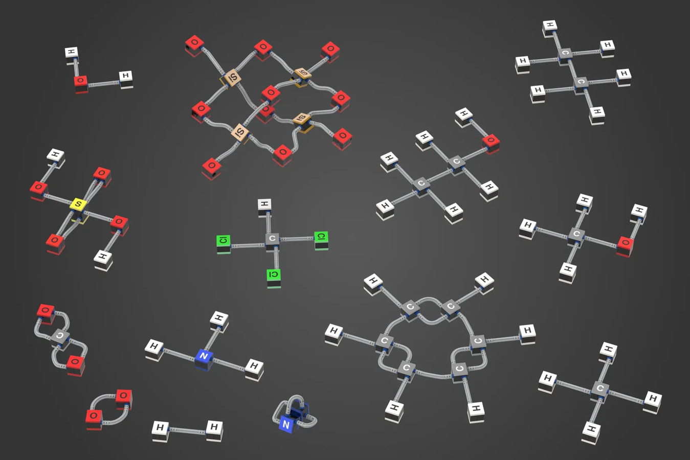 LEGO IDEAS - Brick-and-Stick Molecules