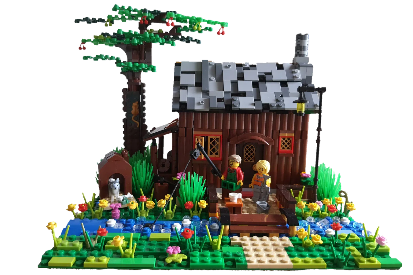 Lego Ideas Hunting Lodge Funwhole Lakeside Lodge Building Set Review
