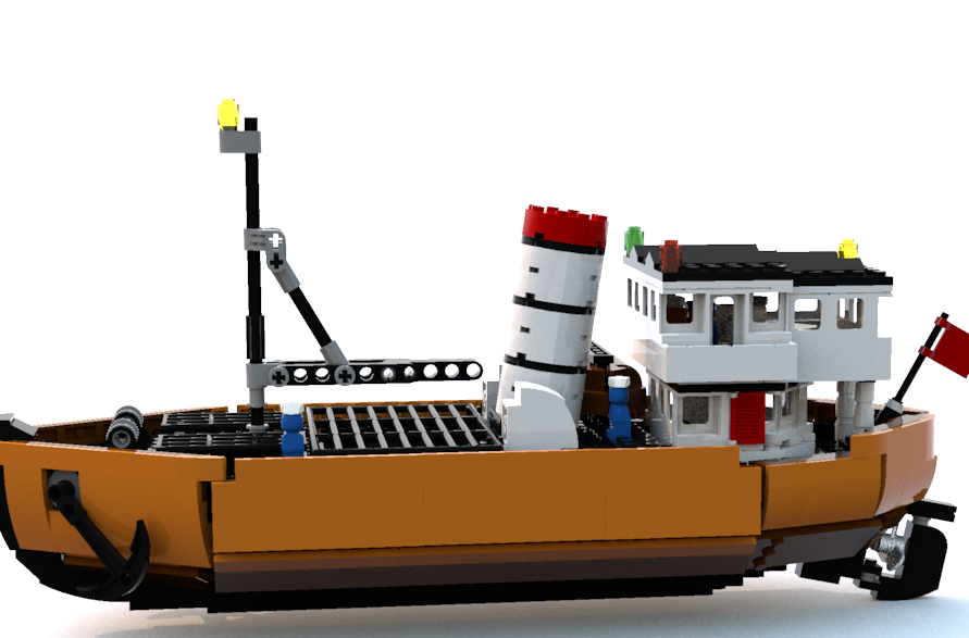 LEGO IDEAS - Old Freight Steamer