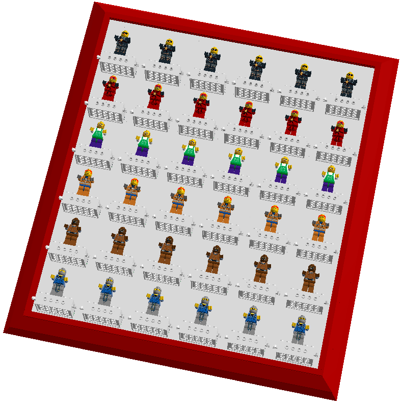 LEGO IDEAS - Modular Minifigure Frame/Display