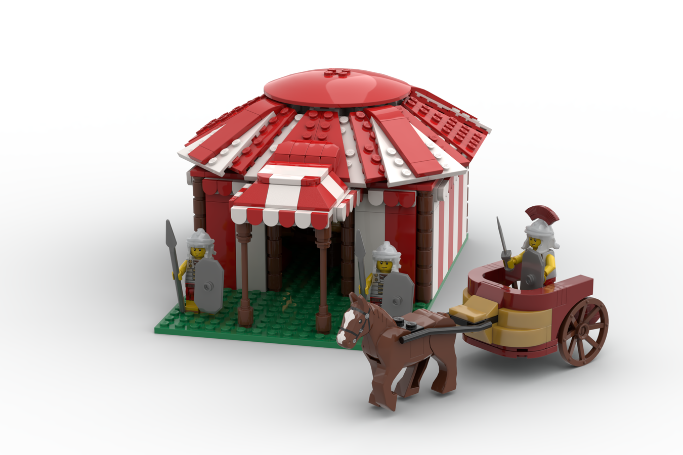 LEGO IDEAS - Roman General's Tent and Carriage