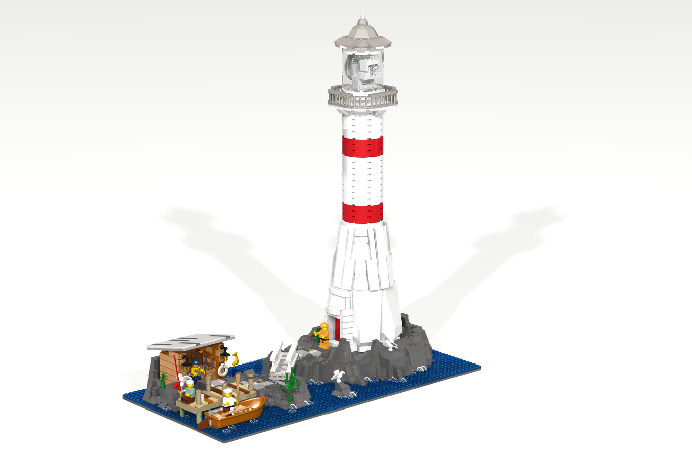 LEGO IDEAS - The Functional Lighthouse