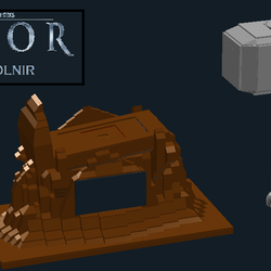 LEGO IDEAS - Mjolnir - Thor's hammer