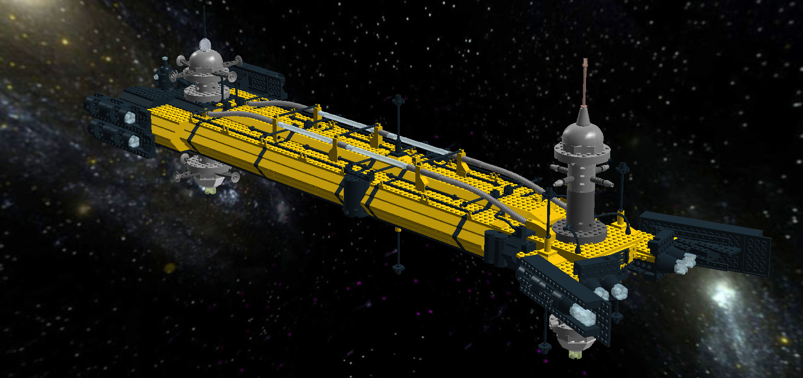 LEGO IDEAS - The USS Cygnus in Space