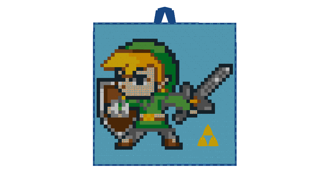 Zelda Pixel Art Grid
