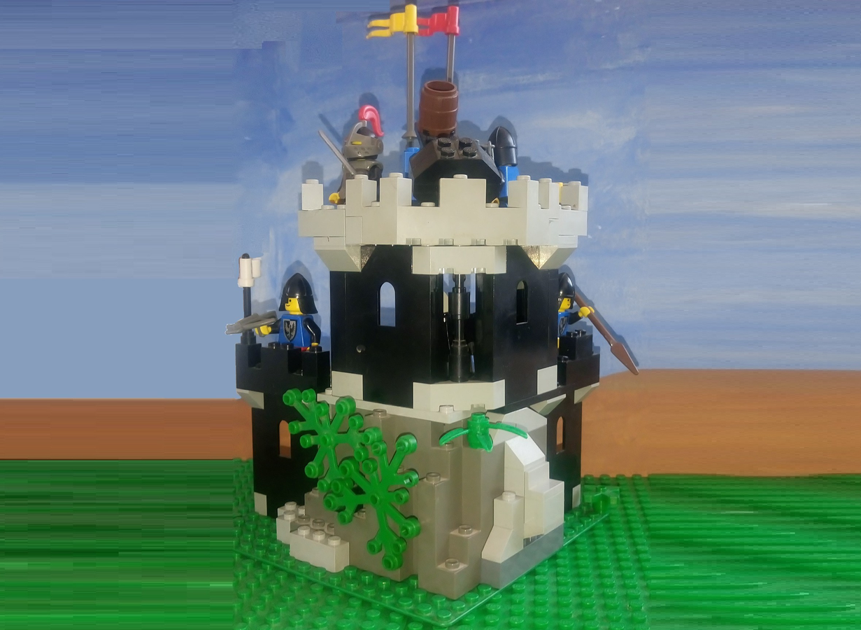 LEGO IDEAS - Medieval Castle Tower on a Rock