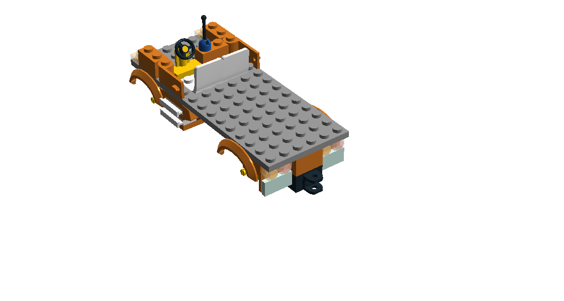 LEGO IDEAS - Cherry Picker Truck with Trailer and Traffic Signs