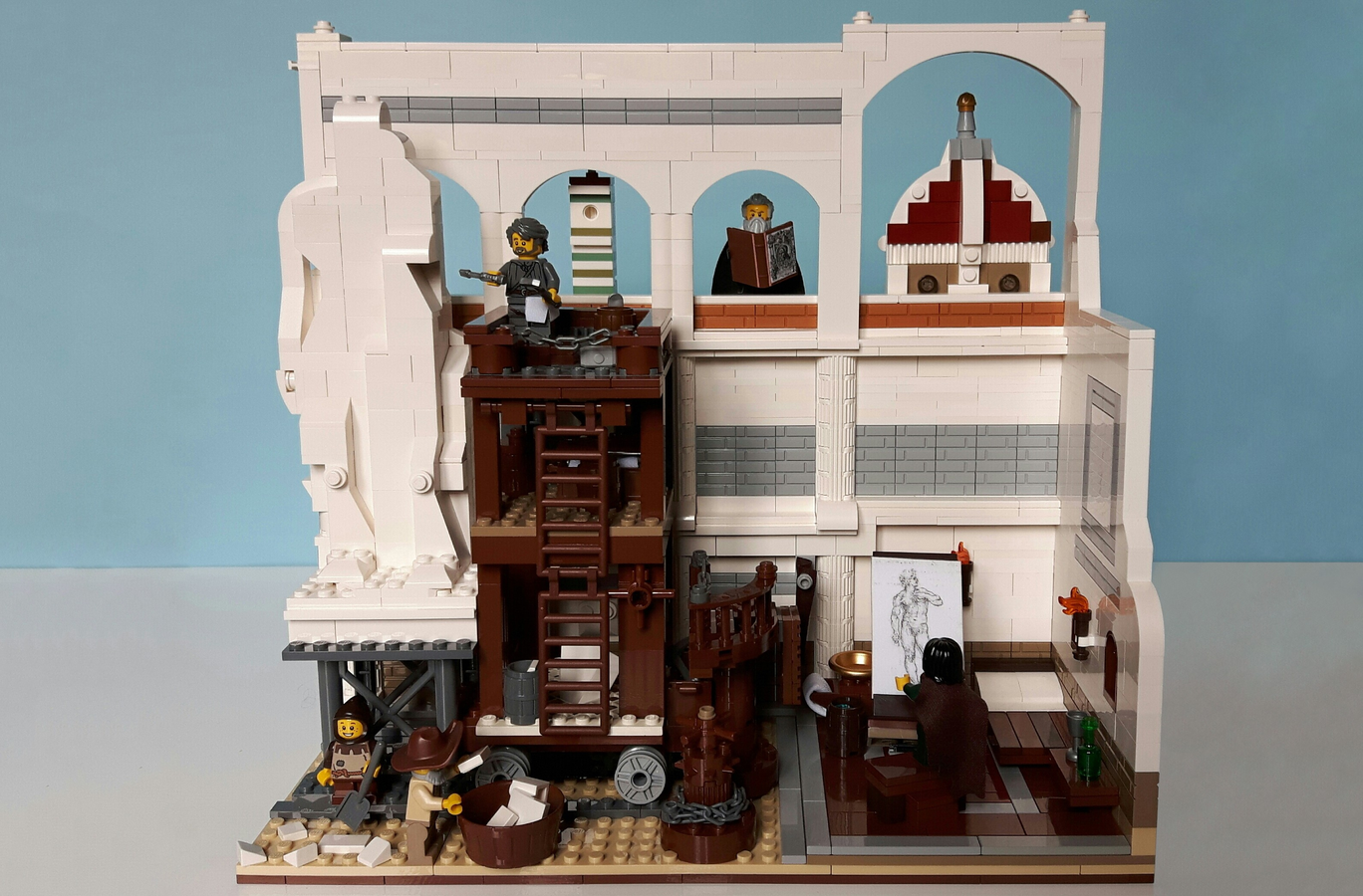 LEGO IDEAS - Michelangelo’s David. The beginning