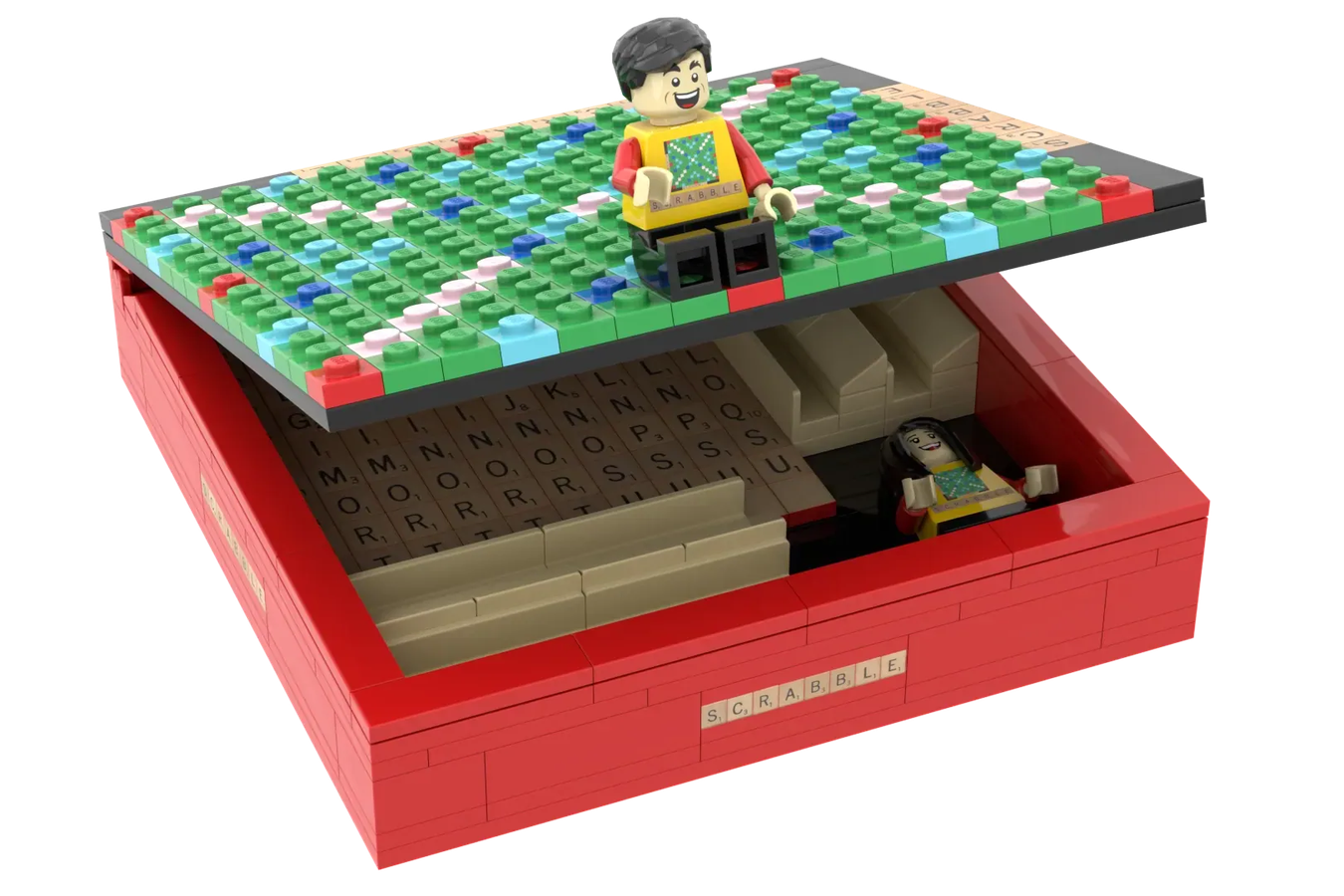 LEGO IDEAS - Playable Scrabble in a Box