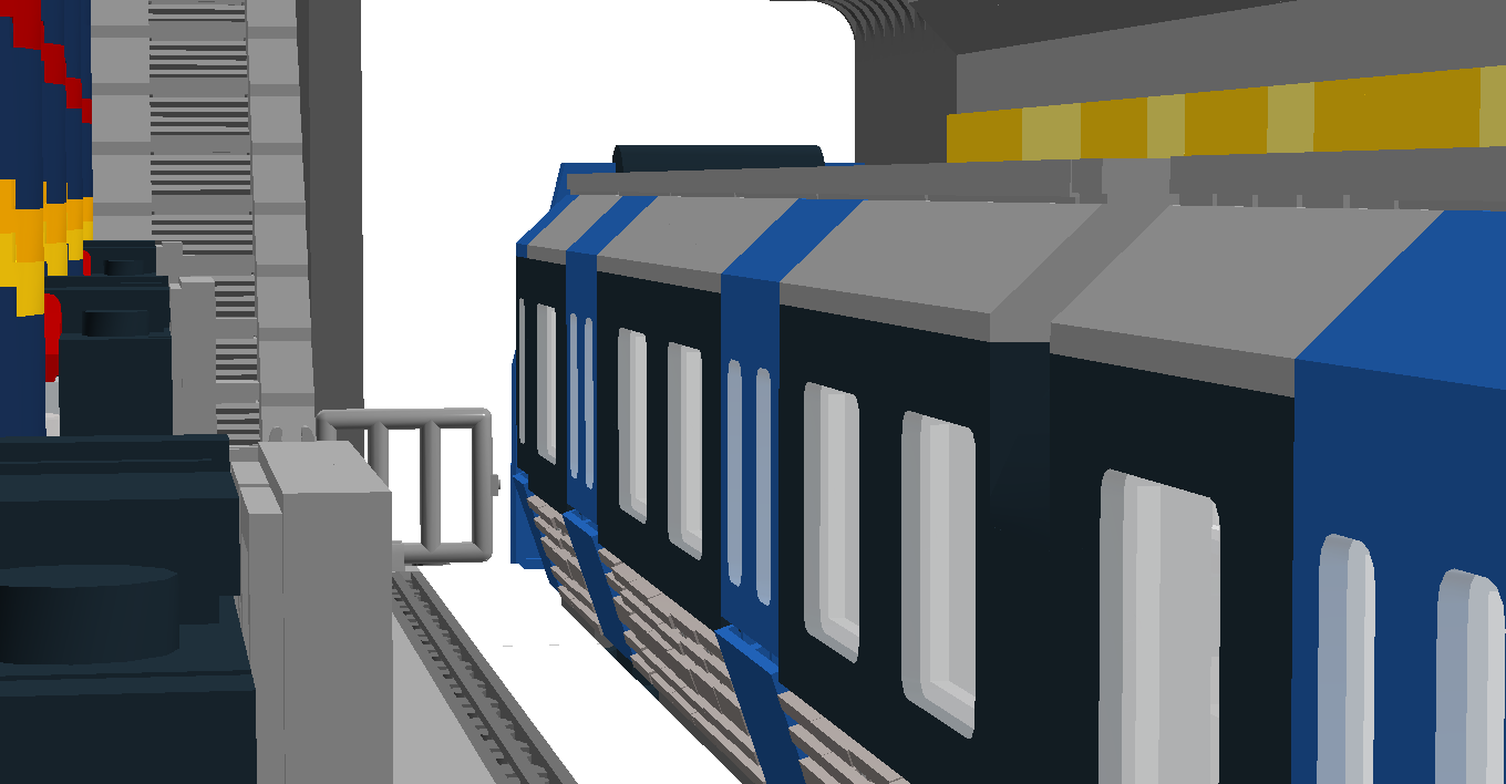 LEGO IDEAS - Lego Stockholm Metro Medborgarplatsen And C20 Train
