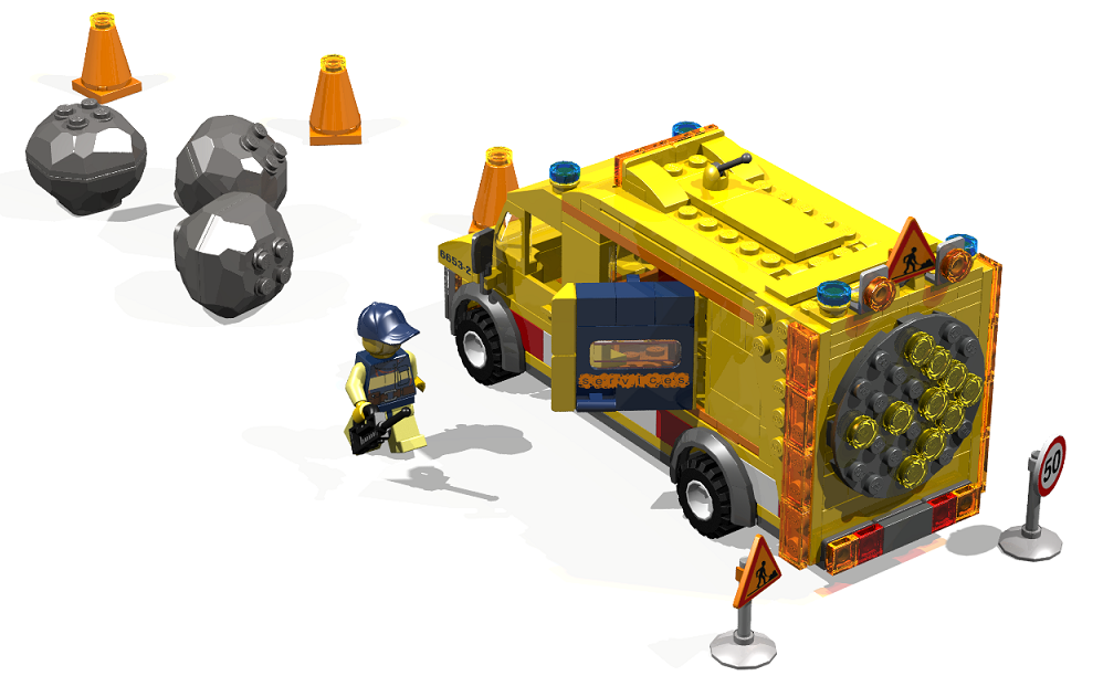 LEGO IDEAS - Modern Maintenance Truck