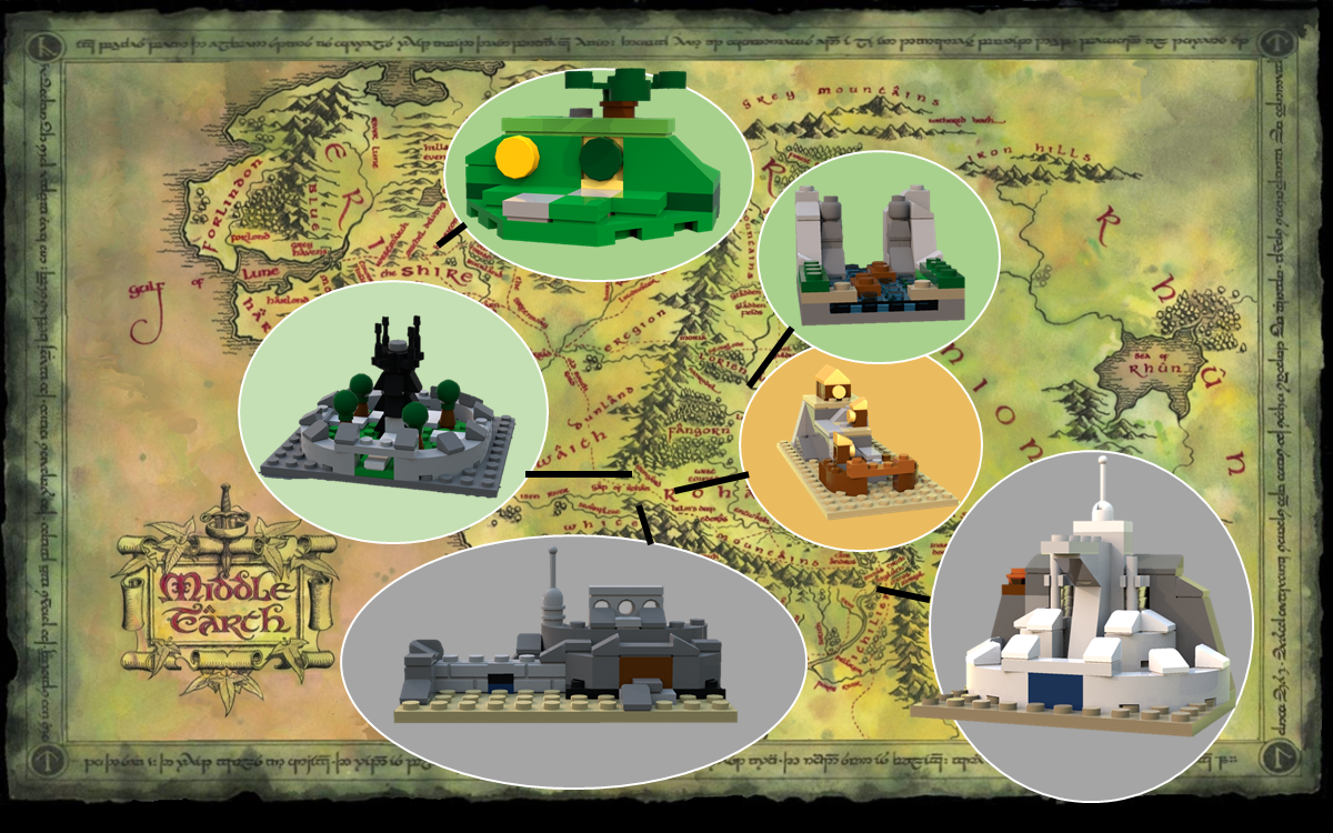 Lego Lotr Map Stone Locations
