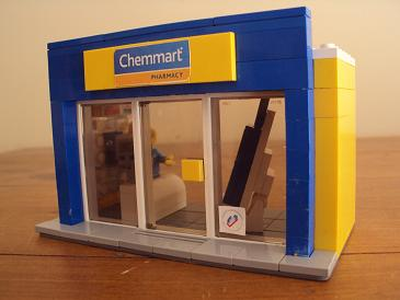 LEGO IDEAS - City Corner Style Chemist / Drug Store