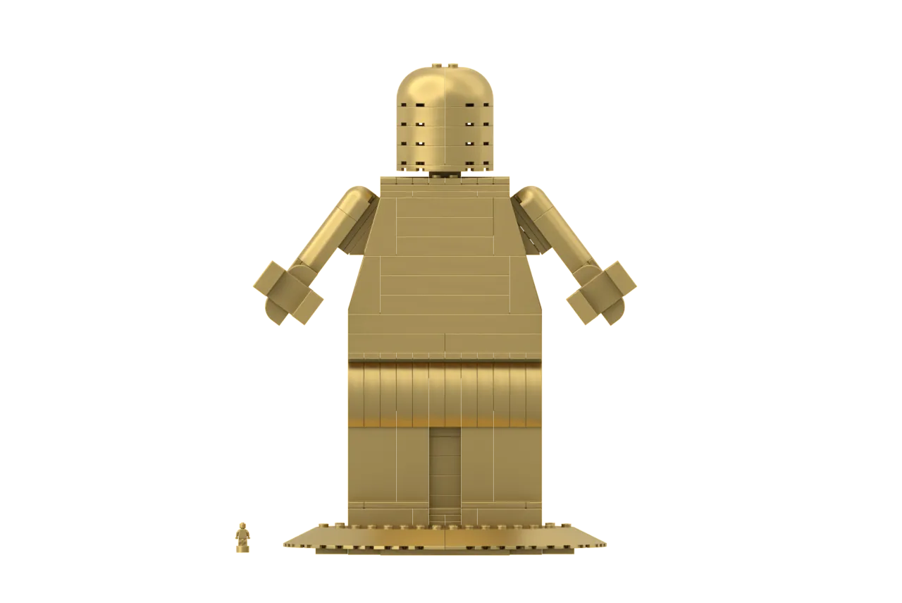 LEGO IDEAS - Gold Lego Statue