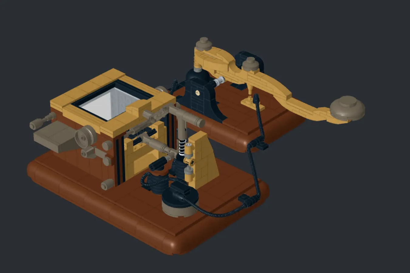 LEGO IDEAS - Telegraph Transmitter and Receiver