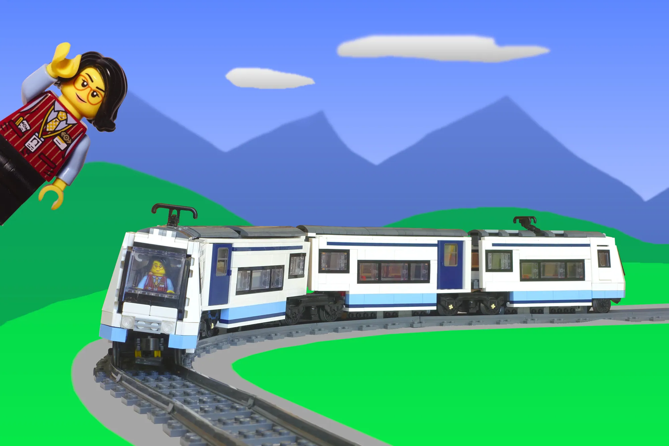 LEGO IDEAS - Working Tilting Train (Motorized)