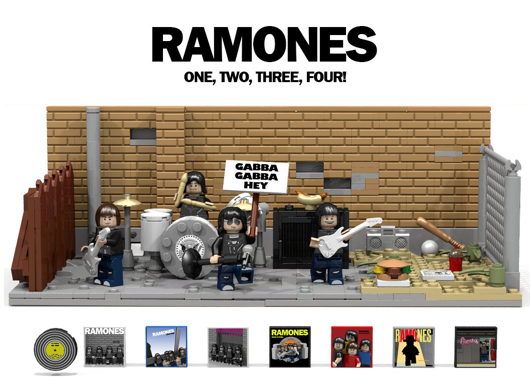 LEGO IDEAS - Ramones: One, Two, Three, Four!