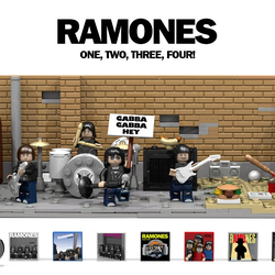 LEGO IDEAS - - Ramones: One, Two, Three, Four!