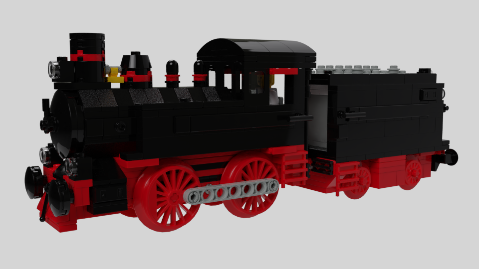 LEGO IDEAS - 0-4-0 Retro Style Steam Locomotive