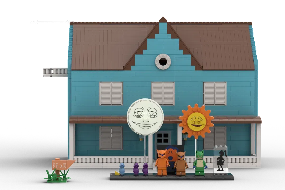 LEGO IDEAS - The Big Blue House From Jim Henson's Bear in the Big Blue ...