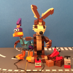 LEGO IDEAS - Wile E. Coyote and the Road Runner