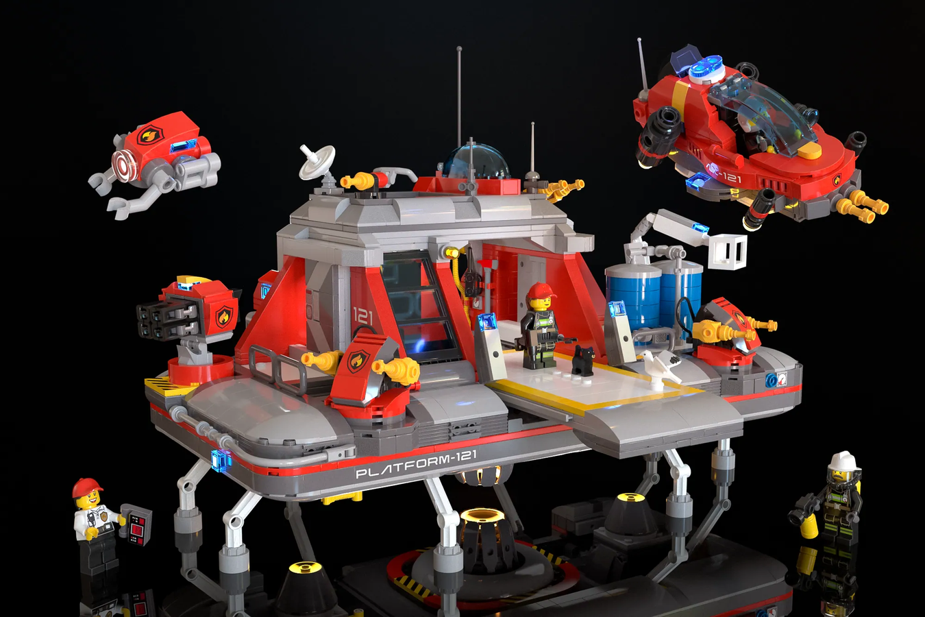 LEGO IDEAS - 121 Flying Firefighters