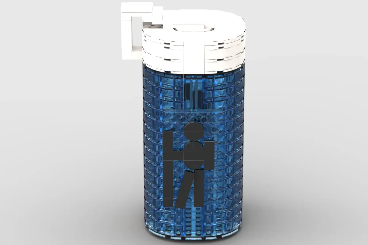 LEGO IDEAS - The Blue Water Bottle