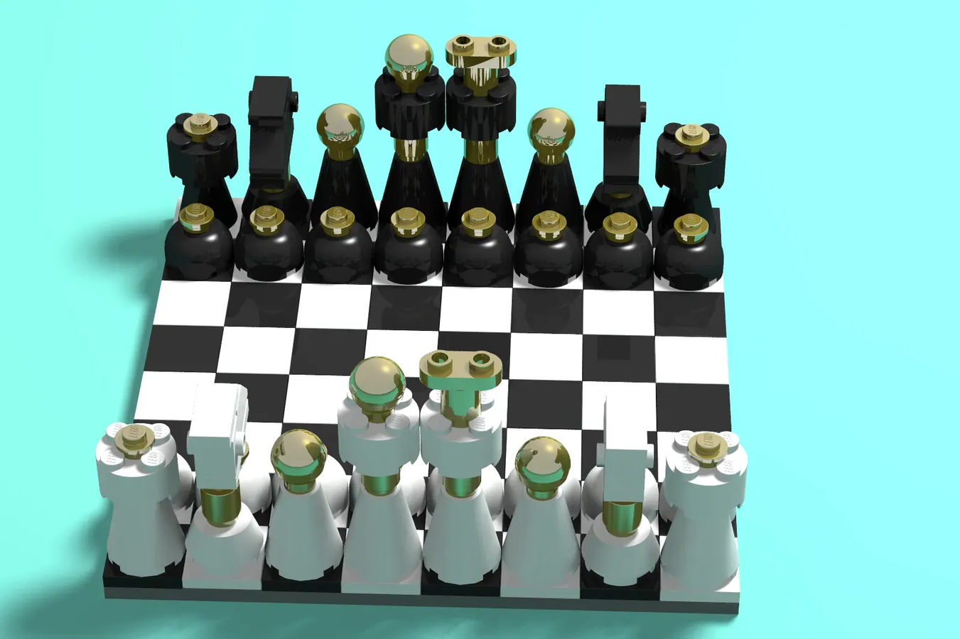 LEGO IDEAS - Golden Chess Set